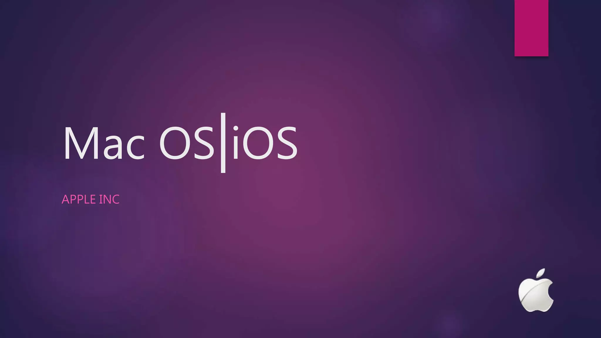 MacOS Presentation | PPTX