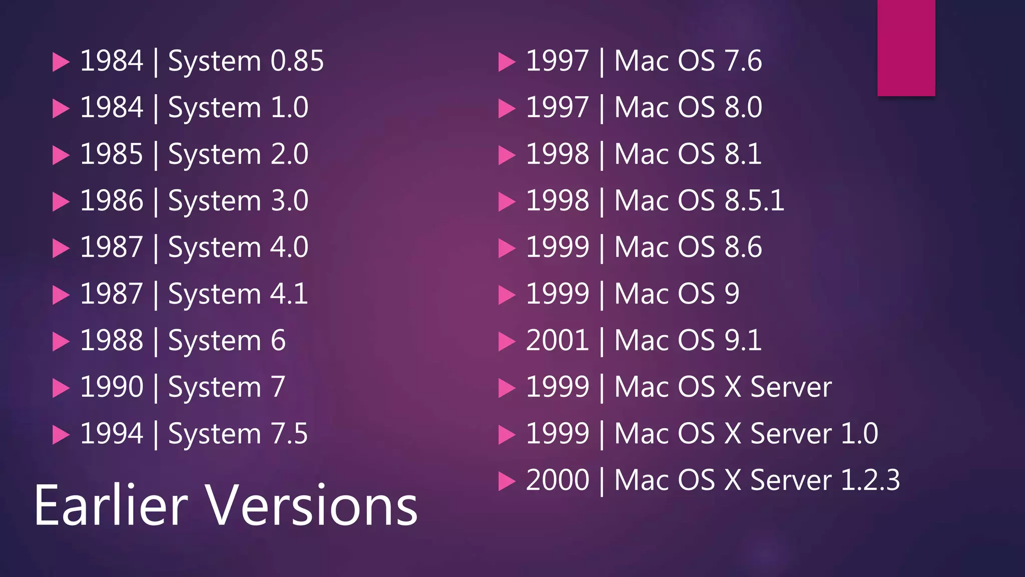 MacOS Presentation | PPTX