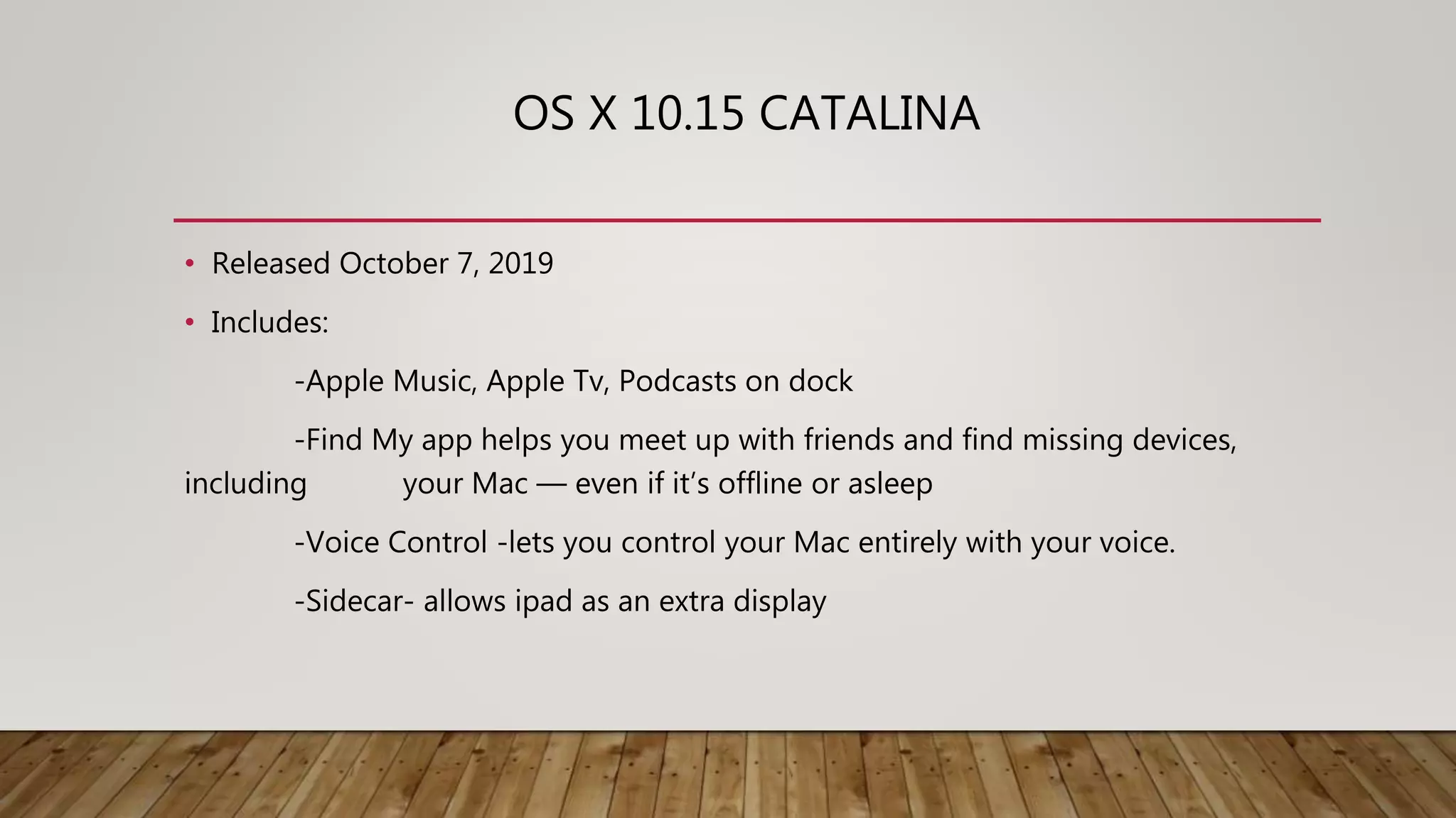 Mac OS Presentation | PPTX