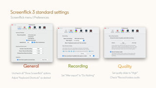 Screenflick 3.0 Setup | PDF