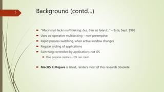 Scheduling techniques for reducing processor energy use in MacOS | PPT