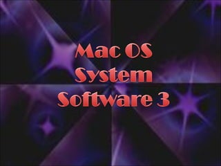 Mac Os System 3 | PPT