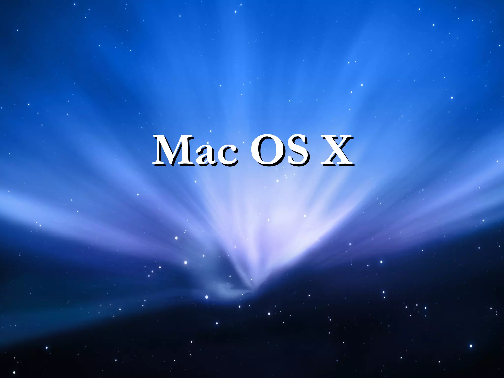 Mac os x | PPT