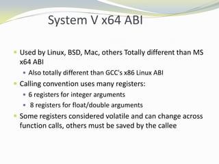Mac osx 64_rop_chains | PPT
