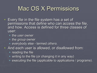 Mac OS X Applications | PPT