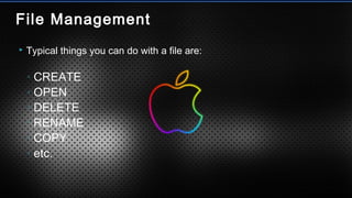Mac os file managment | PPT