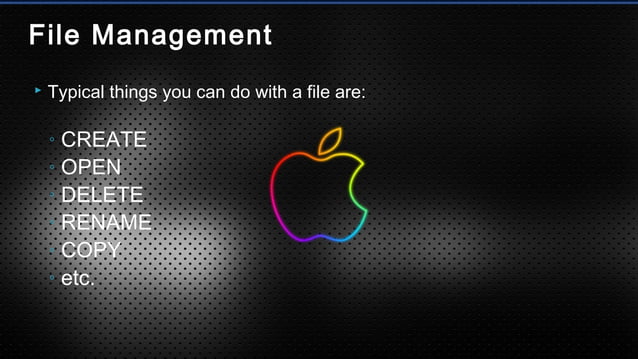 Mac os file managment | PPT | Operating Systems | Computer Software and ...