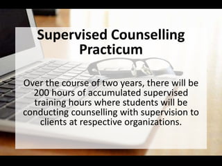 Ma counselling & psychotherapy ppt | PPT
