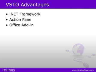 VSTO (Introduction) | PPT