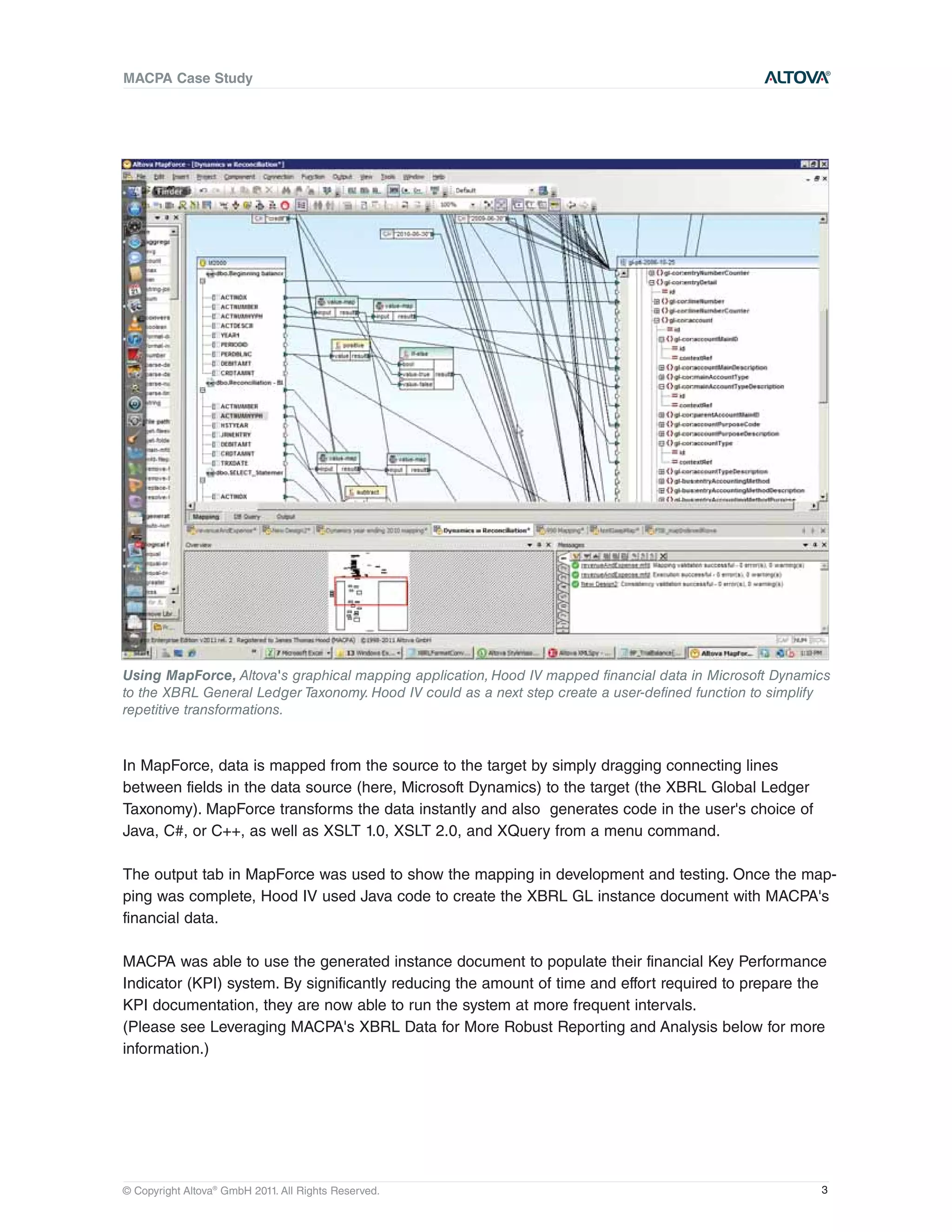 MACPA Altova - XBRL Case Study | PDF