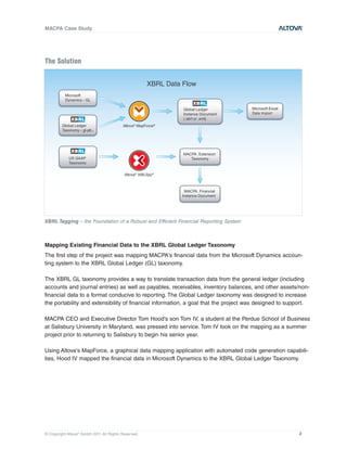 MACPA Altova - XBRL Case Study | PDF