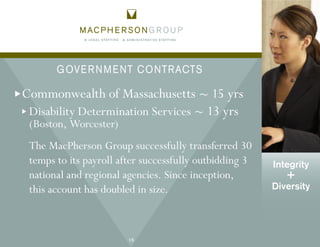 MacPherson Group Presentation | PDF | Legal Services Industry | Industries