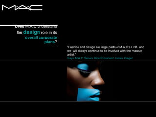 M.A.C Design Audit | PPT
