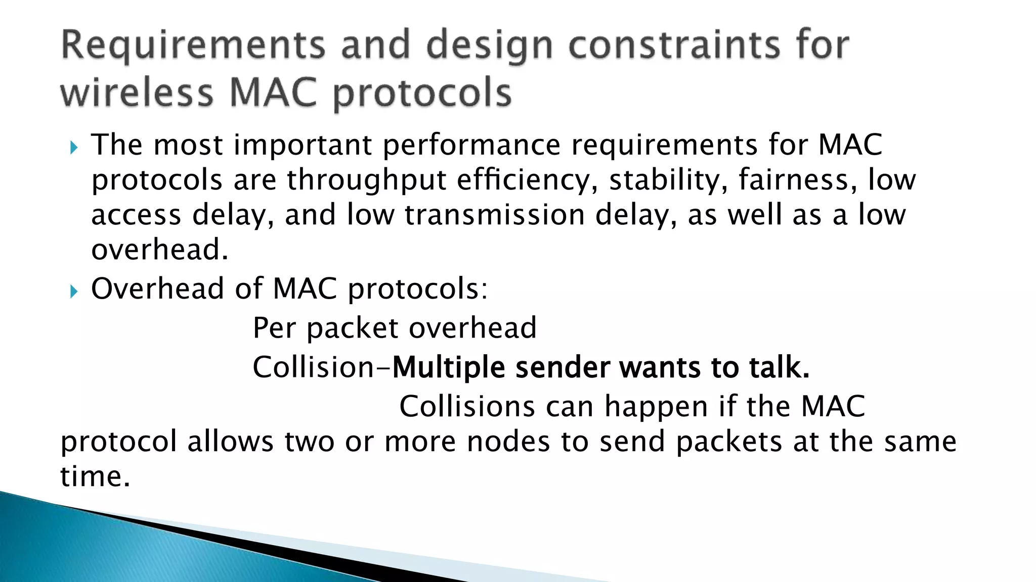Mac protocols | PPTX