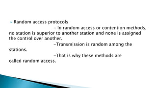Mac protocols | PPTX