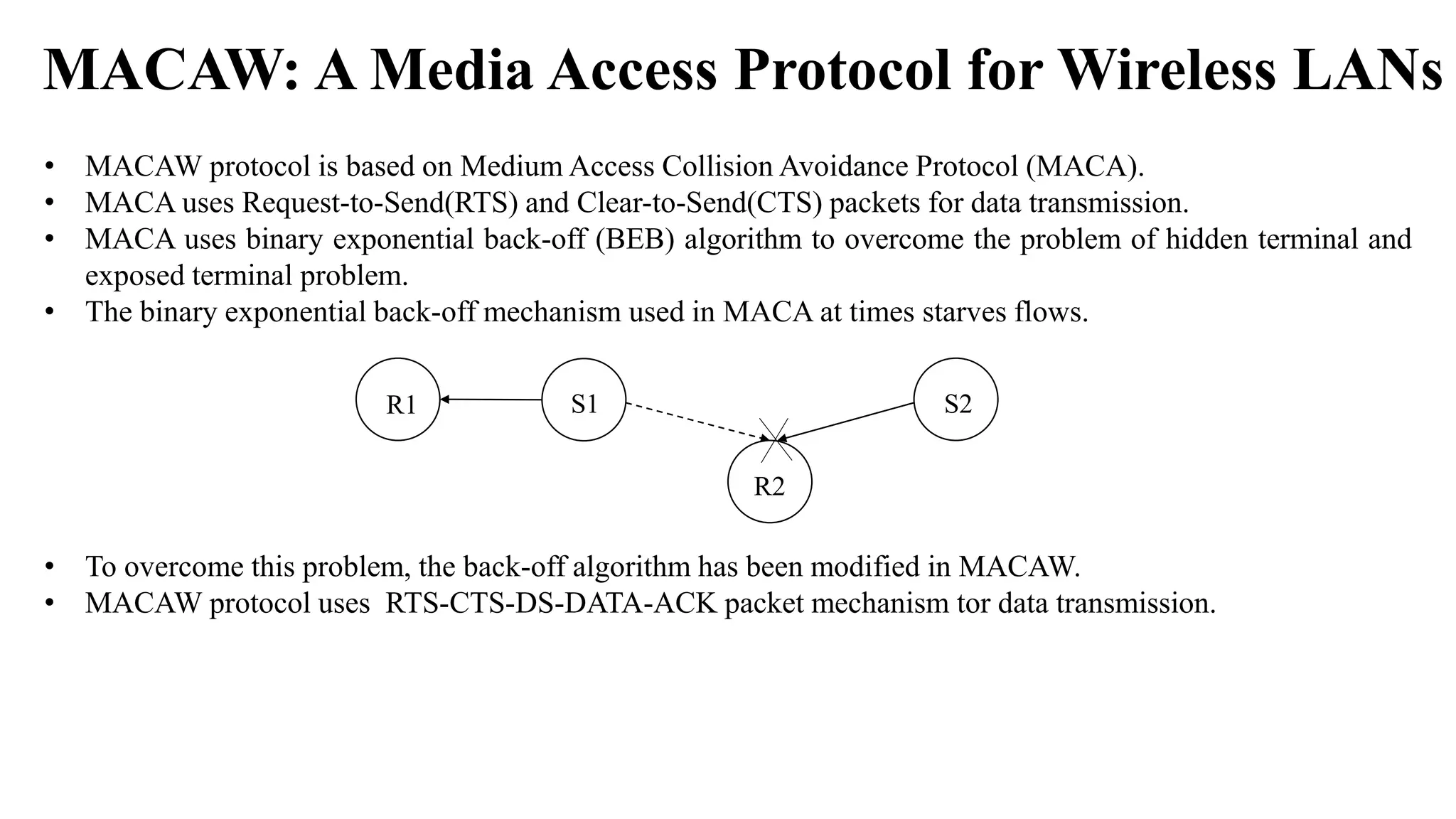 Mac protocols for ad hoc wireless networks | PPTX