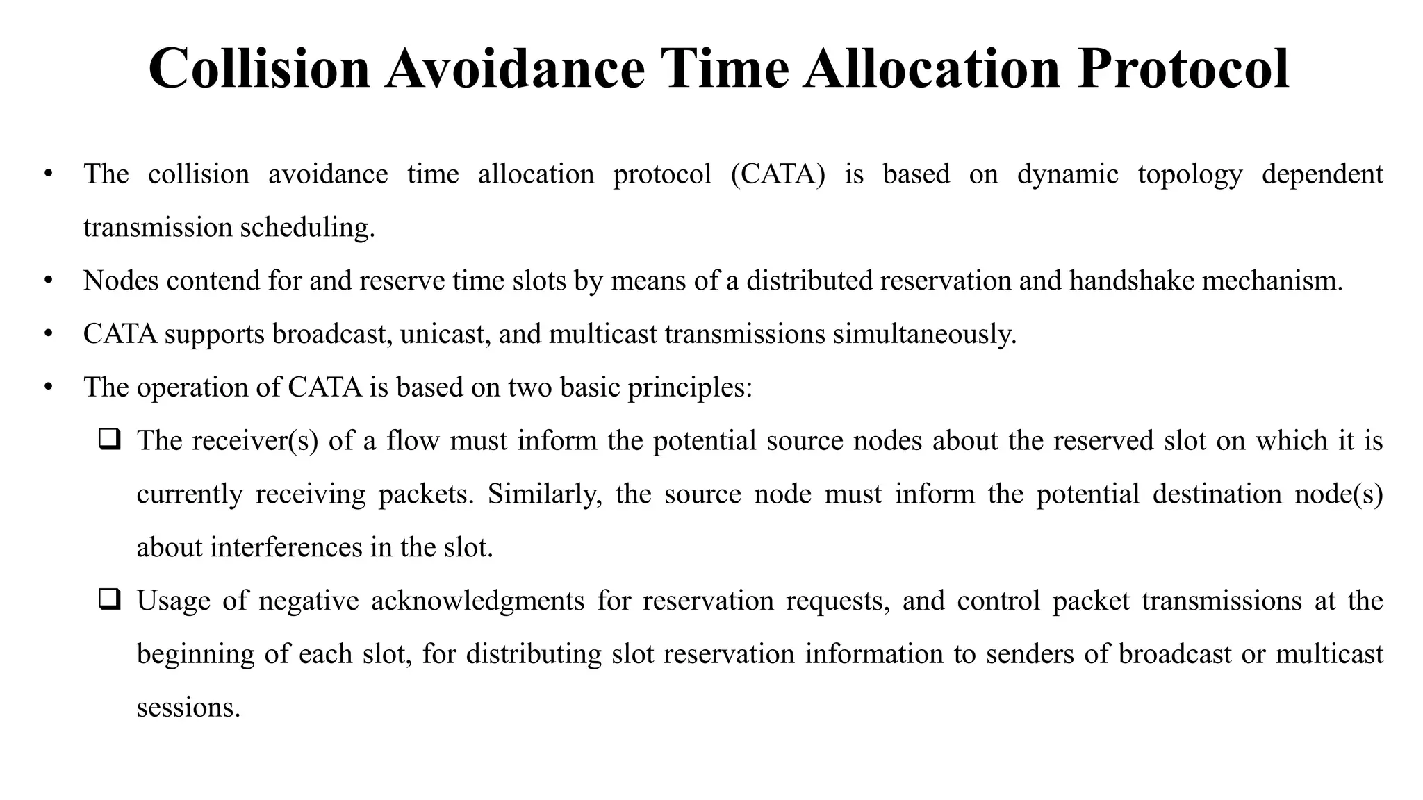 Mac protocols for ad hoc wireless networks | PPTX