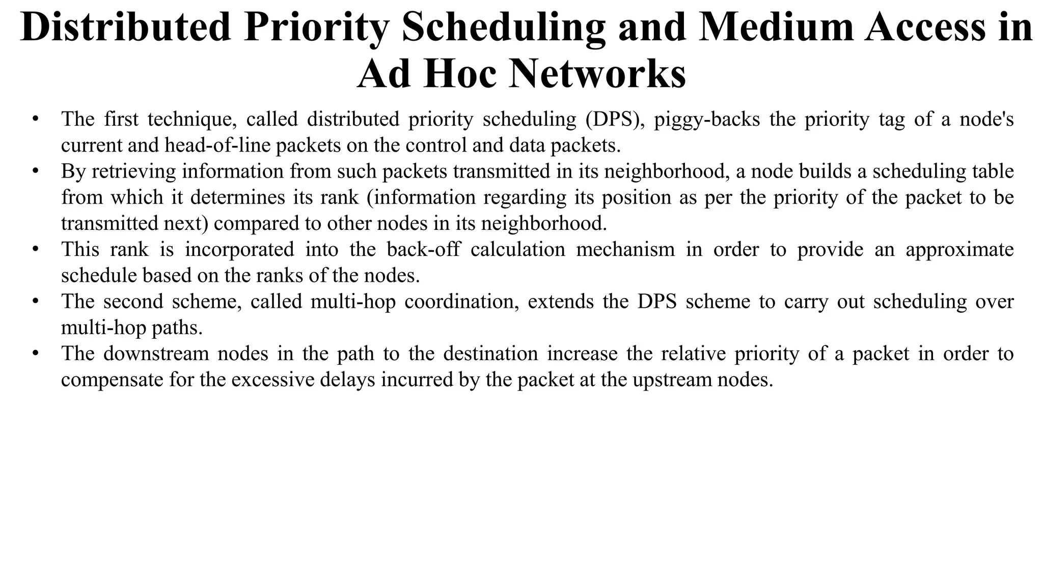 Mac protocols for ad hoc wireless networks | PPTX