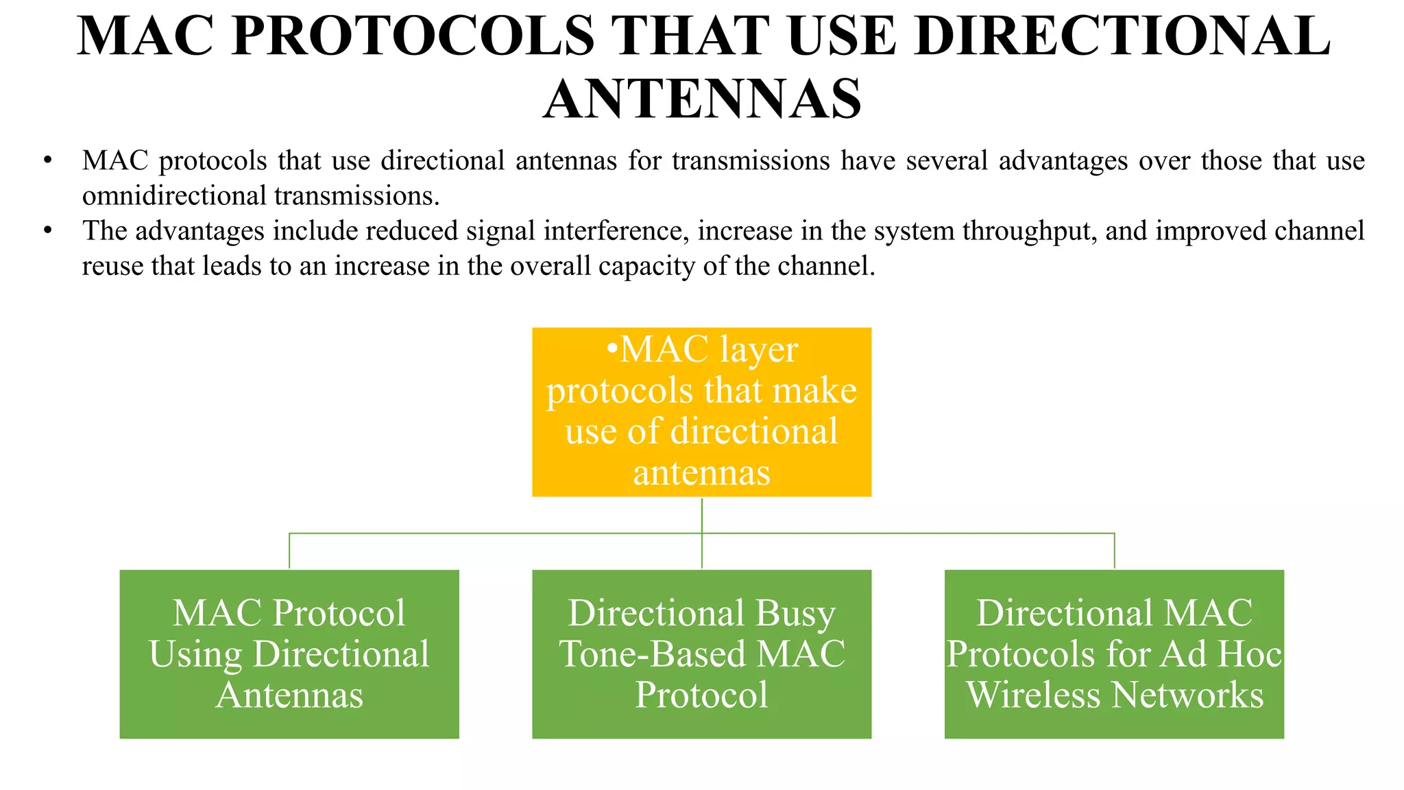 Mac Protocols For Ad Hoc Wireless Networks Pptx