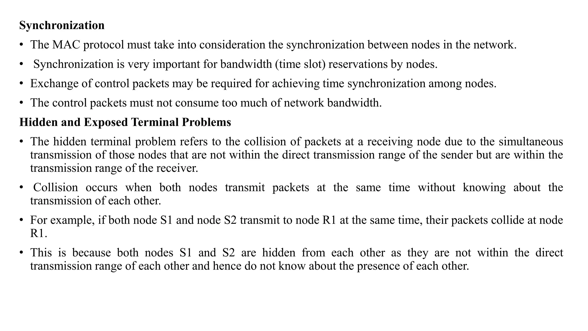 Mac protocols for ad hoc wireless networks | PPTX
