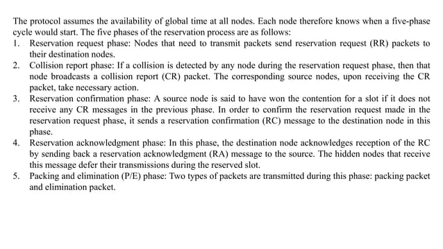 Mac protocols for ad hoc wireless networks | PPTX