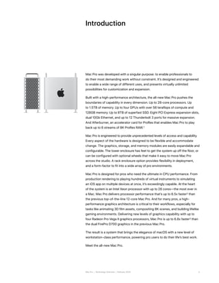 Mac Pro Technology Overview | PDF