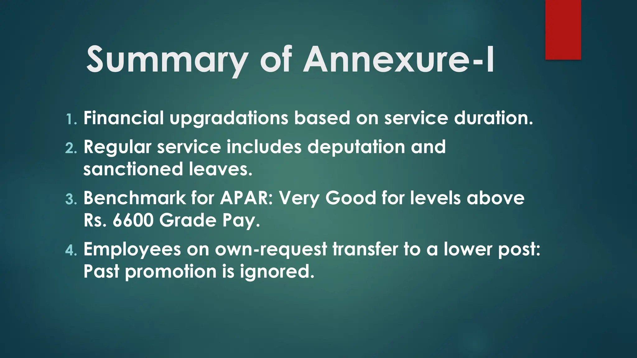 PPT for MACP in governemnt of India and DoPT Guidelines | PPTX