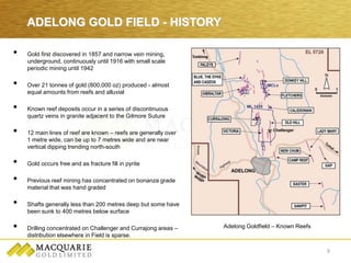 Macquarie Gold, Managing Director, Dr Ted Ambler | PDF