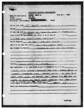 Missing Air Crew Report | PDF