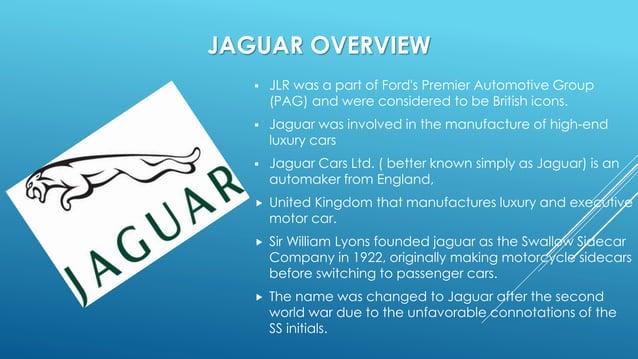 MACR - Tata Jaguar Land Rover | PPTX