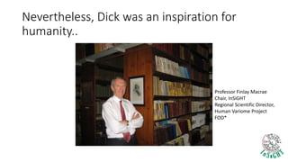 Professor Richard Cotton - Finlay Macrae | PPTX