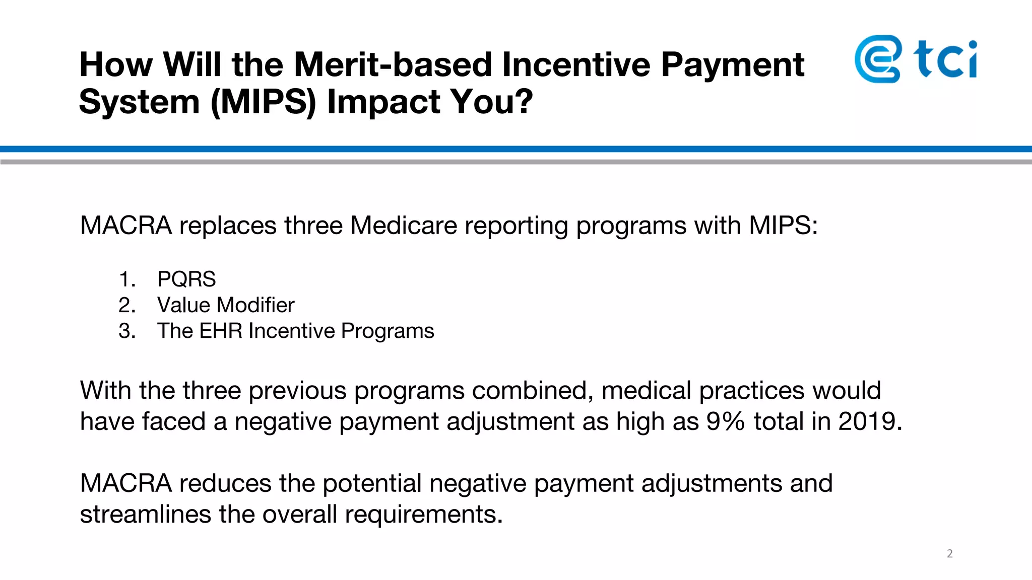 The Merit-based Incentive Payment System (MIPS) | PDF