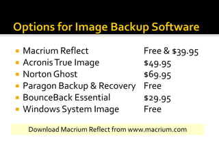 Macrium reflect | PDF