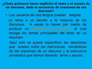 Macro estructuras semánticas | PPTX