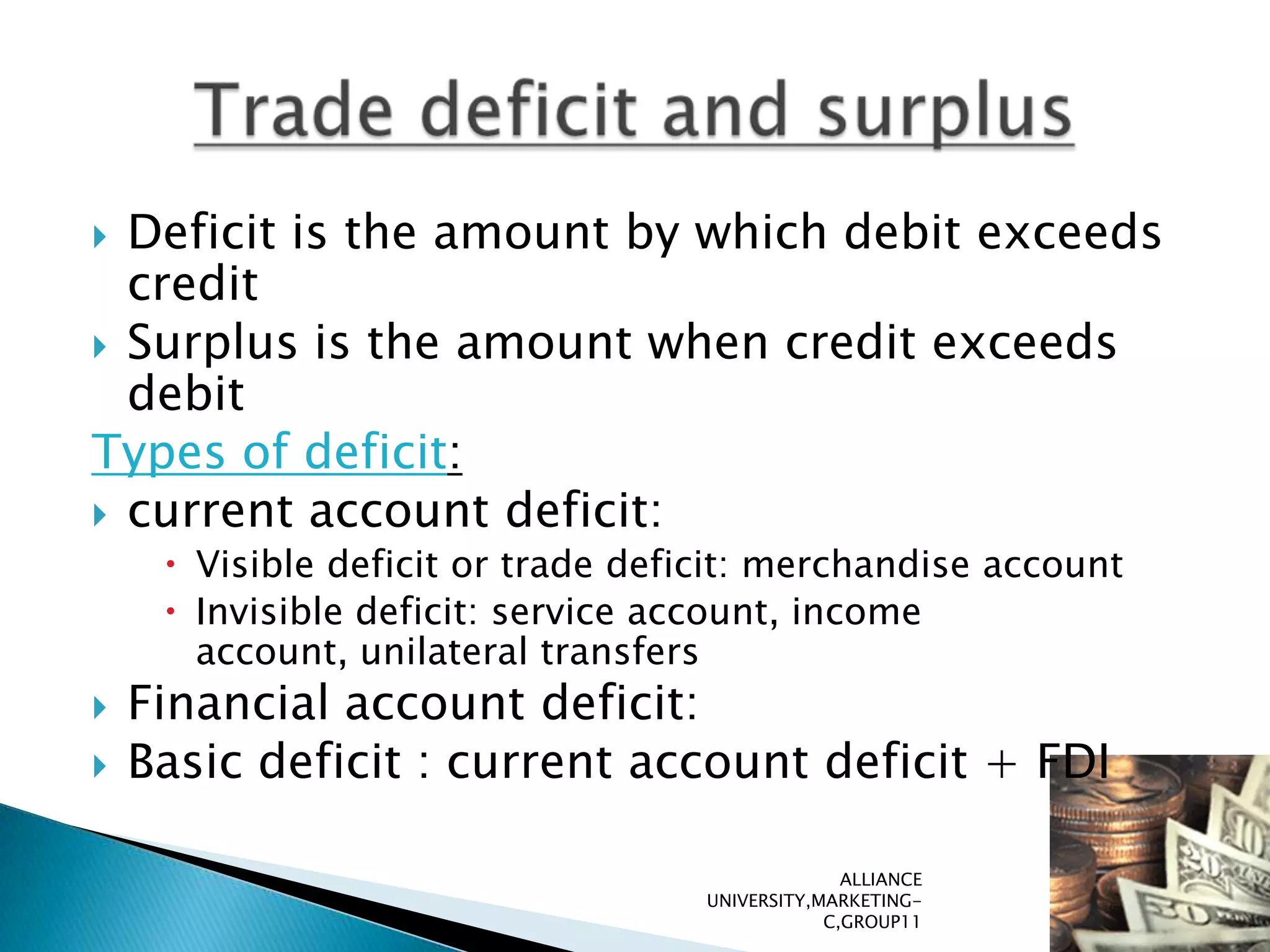 Balance of payment,macro economics | PPTX