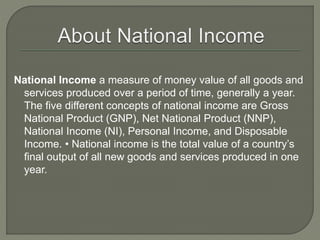 Macro ( National income Accounting) | PPTX