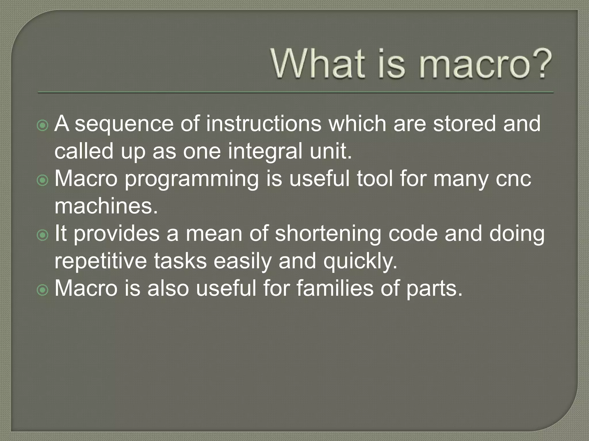 Macro | PPT