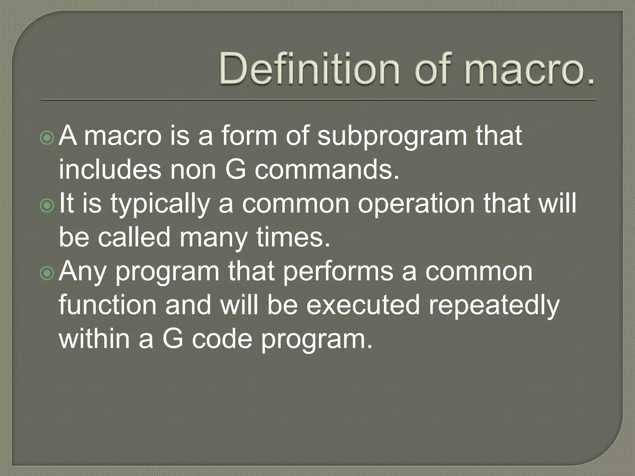 Macro | PPT | Free Download