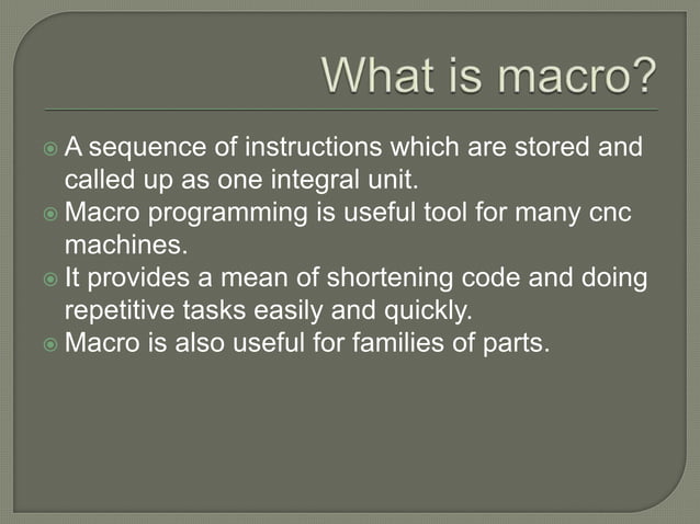 Macro | PPT