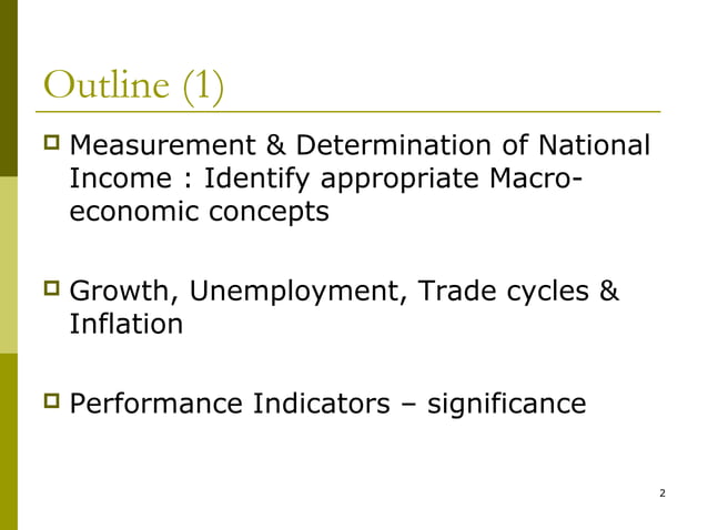 Macro economic+framework | PPT