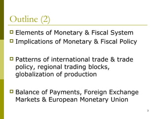 Macro economic+framework | PPT