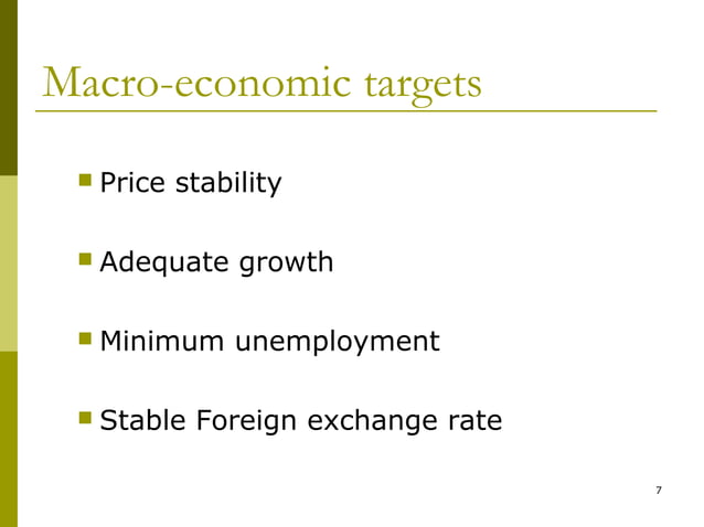 Macro economic+framework | PPT