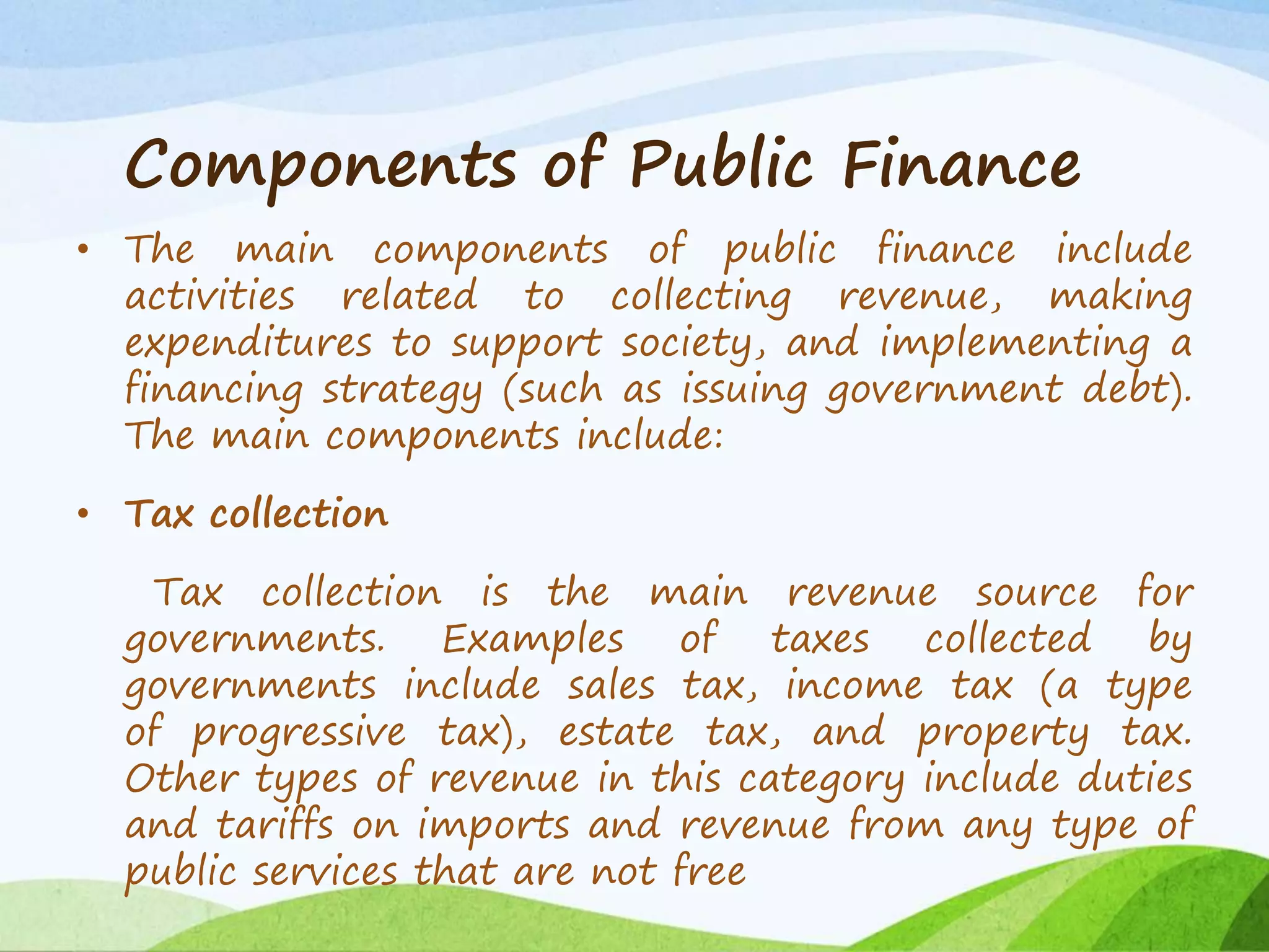 Macro-economic Framework in Indian Economy–Public Finance | PPTX