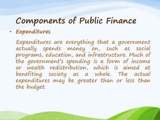 Macro-economic Framework in Indian Economy–Public Finance | PPTX