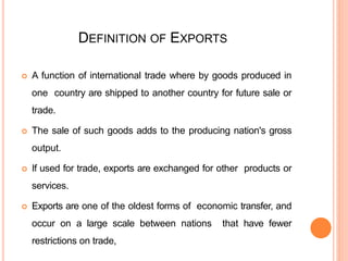 Presentation Of import and export of pakistan | PPTX