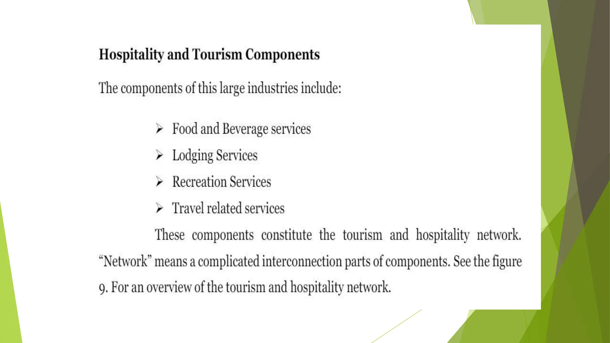 the relationship of hospitality and tourism | PPTX