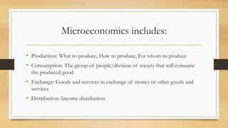 Introction to economics | PPTX