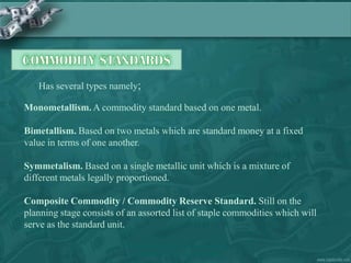 Money& Monetary Policy Defined (Philippine Setting) | PPTX