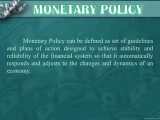Money& Monetary Policy Defined (Philippine Setting) | PPTX