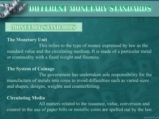 Money& Monetary Policy Defined (Philippine Setting) | PPTX